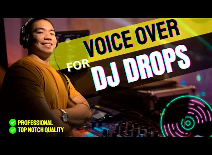 Record voice overs for dj intros, dj drops, dj tags by Lloydie2021 | Fiverr