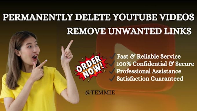 Permanently delete youtube videos and remove unwanted links by ...