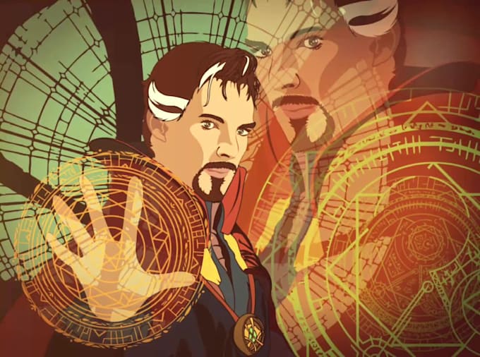 Make a digital illustration of comic book characters by Monica_xess ...