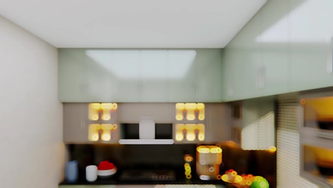 Do 3d kitchen design by Rajouanul | Fiverr