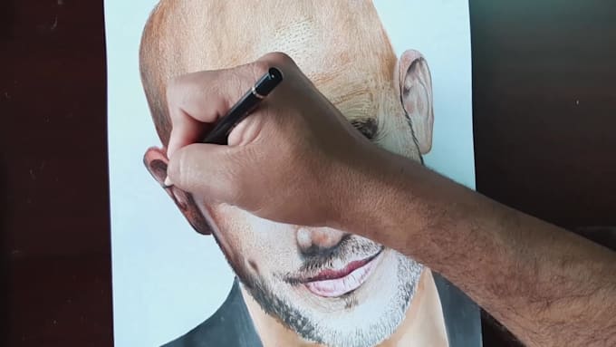 Make a very realistic pencil drawing by Luispaucardrawi | Fiverr
