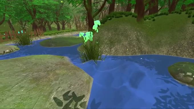 Create 3d game environment landscape metaverse world roblox map,3d concept art, by Savinxoon ...