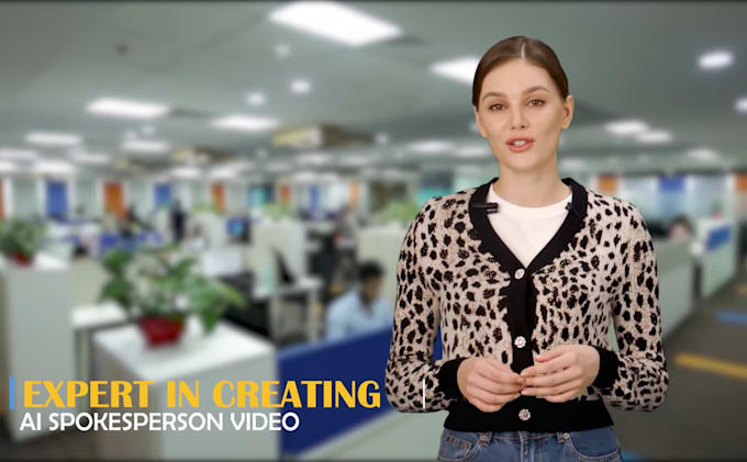 Make a promotional ai spokesperson video by Atta_design4 | Fiverr