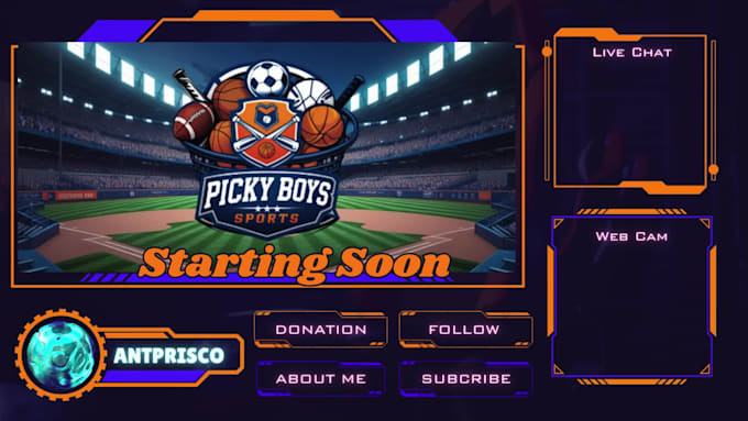 Entwerfen sie ein einzigartiges atmosphärisches animiertes twitch ...