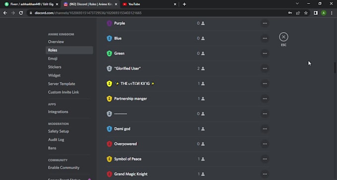Create professional discord servers by Ashharkhan449 | Fiverr