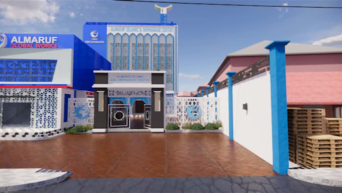 Do 3d architecture modeling 3d realistic rendering architectural animation by Abdulmuizz001 | Fiverr