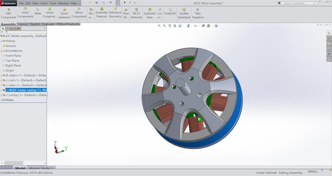 Create professional 3d models and assemblies in solidworks by Munishkumar6550 | Fiverr