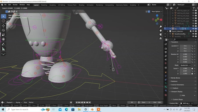 Do 3d character rigging in blender by Amna3dstudio | Fiverr