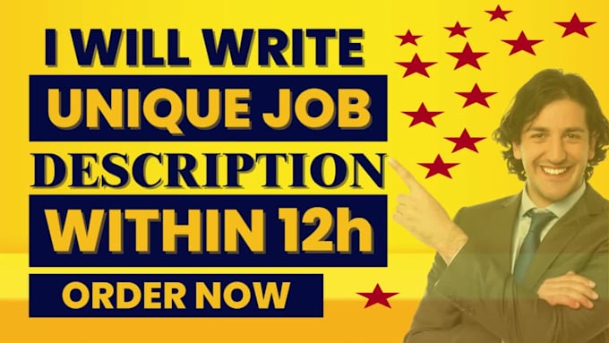 Write an unique job description that attracts your candidate by ...