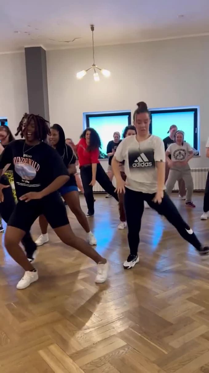 Tik tok dance, group dance, hip hop dance, choregraphy dance, dance video by Bella_dancer11 | Fiverr