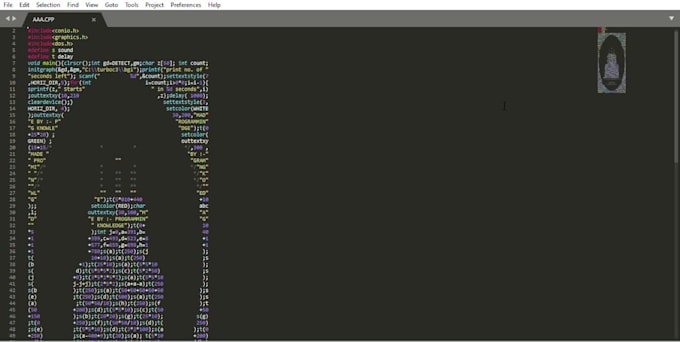 Make a program of birthday wishing in c language obfuscated code by ...