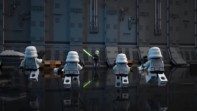 Create 3d lego character animation 3d lego model lego brick 3d lego ...