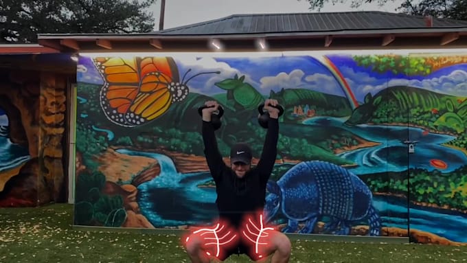 Do neon blotter scribble light effect animation on your video by ...