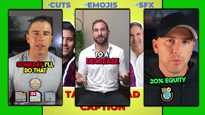 Add high quality editing to your short video or reels like alex hormozi ...