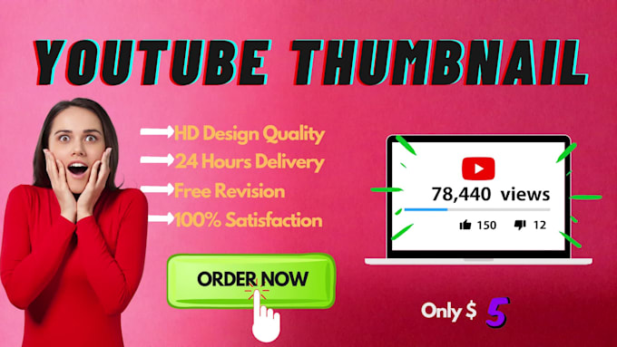 Design click worthy youtube thumbnail by Fevervj | Fiverr