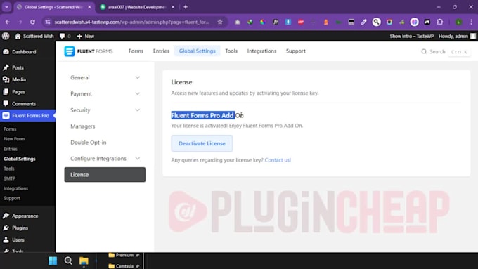 Install fluent forms pro with lifetime licence by Araai007 | Fiverr