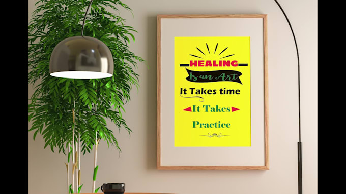 Design custom printable typography poster within 10hrs by Join_talent ...