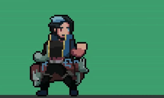 Do pixel art characters, 2d sprite sheets pixel game animations retro ...