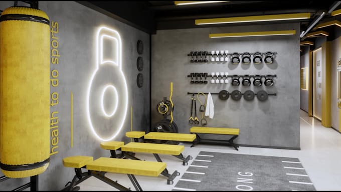 Do modern fitness center sports complex gym interior design by ...