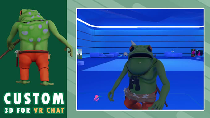 Create custom vr chat, vr character or 3d vtuber model for vtubing by ...