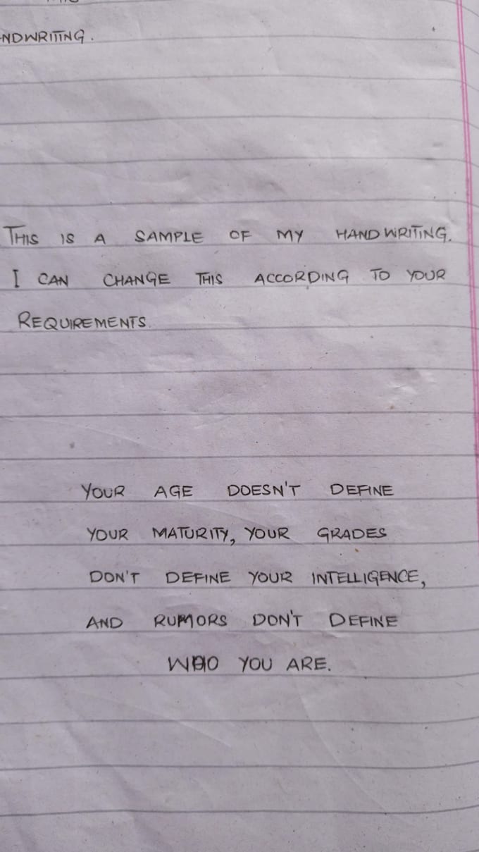 Create beautifully handwritten notes, letters, and assignments by ...