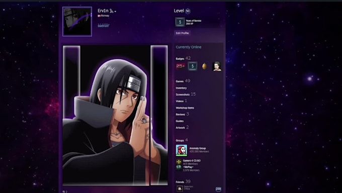 Steam profile artwork design by Ervinplays77 | Fiverr