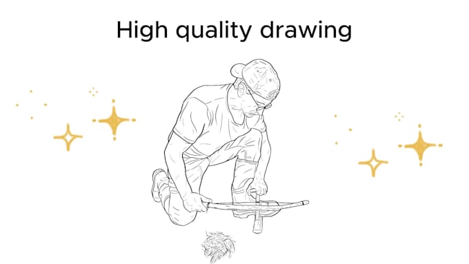 Trace and create detailed vector lineart illustrations from photos by ...