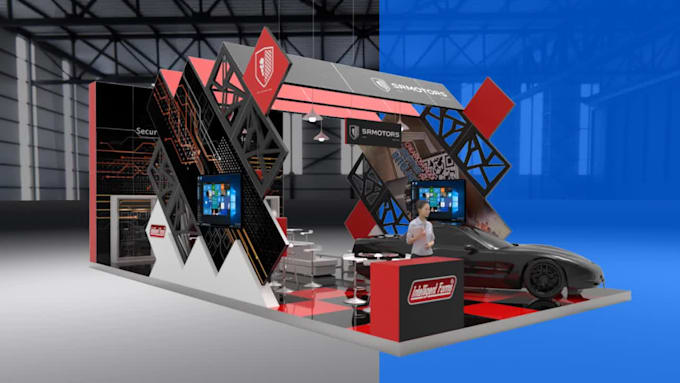 Design your 3d exhibition stand concept in system bematrix by Gad ...