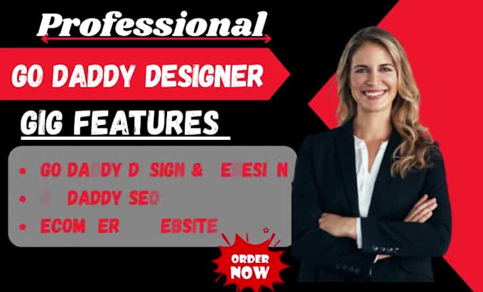 Professionally design godaddy and redesign your godaddy website by ...