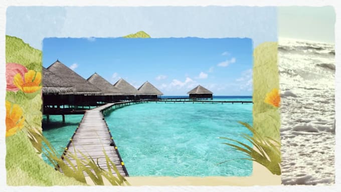Create a fabulous beach themed video slideshow by Miltondee | Fiverr