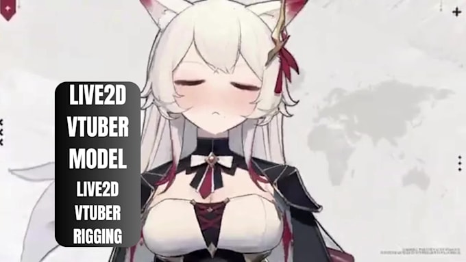 Do live2d vtuber model, vtuber model, vtuber rigging, liv2d vtuber model