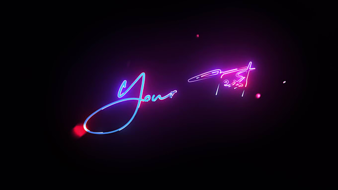 Make a intro of your name in signature animation style by Dream8daudio ...