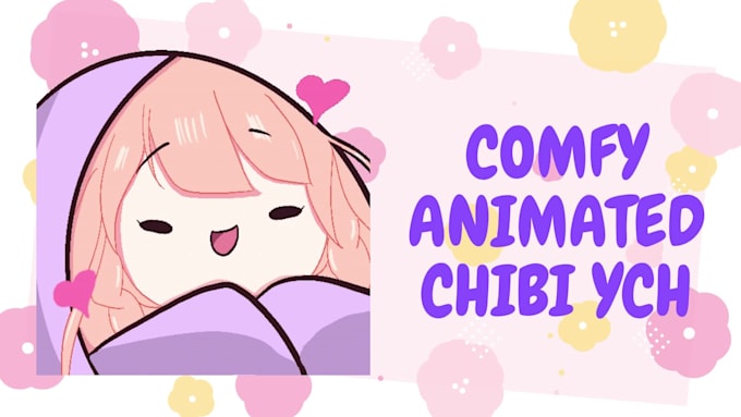 Make you a cute animated comfy chibi emote by Shiroturquoise | Fiverr