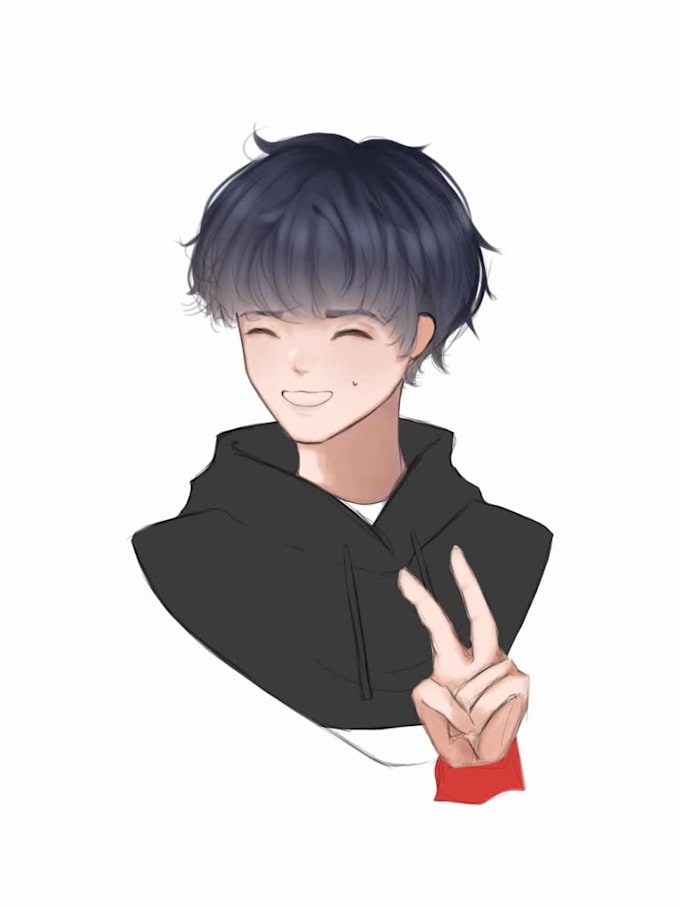 Draw your oc, game character, and potrait in my art style by Shellshee ...