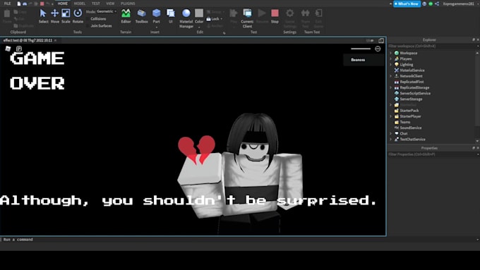 Do your crazy roblox studio ideas and fix your codes by Beanossz | Fiverr