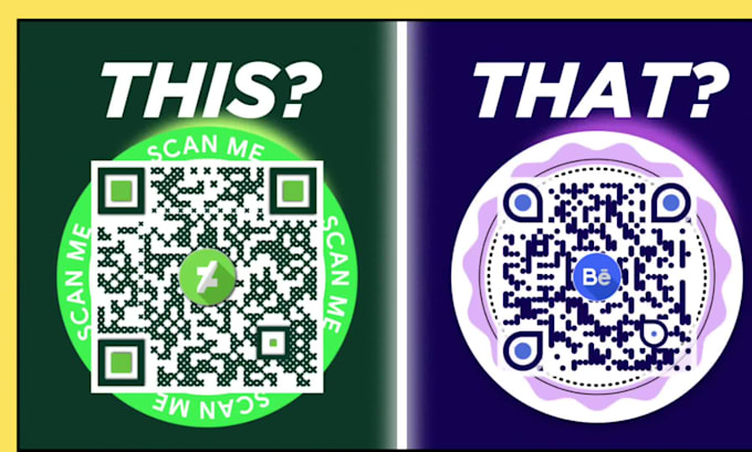 Generate custom, dynamic qr code design in 30 min by Bilalahsann | Fiverr