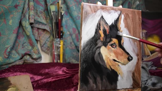 Create an oil painting of your pet by Illyri | Fiverr