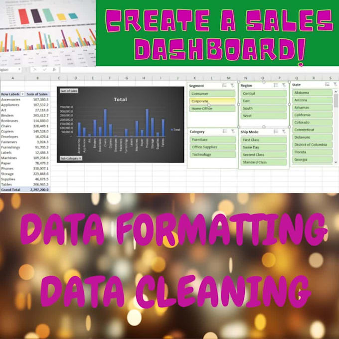 Data cleaning ,fromatting ,making sales dashboard by Pulkitsaini153 ...