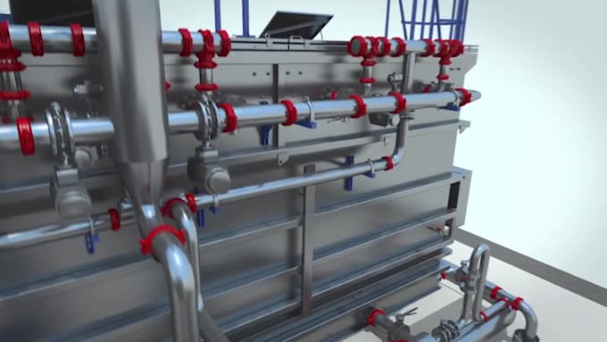Do 3d industrial process animation 3d animated explainer video plant 3d ...