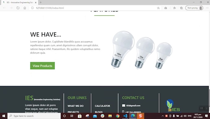 Be your frontend developer using react js by Hamnaahh | Fiverr