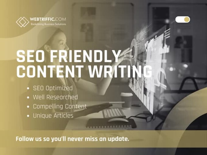 Write compelling content for you by Webtriffic_com | Fiverr