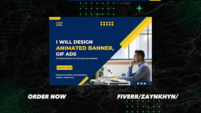 Design professional animated gif banner ads or gif ads by Zaynkhyn | Fiverr