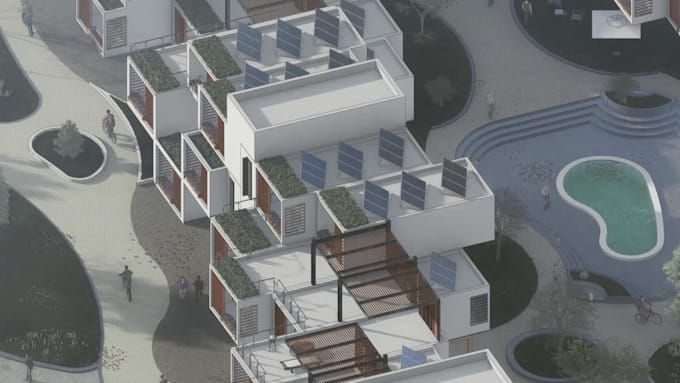 Build sketchup 3d model and make realistic renders on lumion by Adhamhussien13 | Fiverr