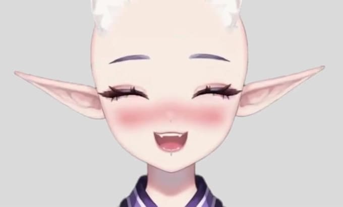 Custom live 2d vtuber 2dvtuber facial rigg 2dvtuber model by Tuckertuan ...
