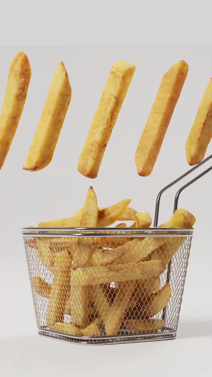 Render 3d food animation 3d beverages animation 3d model food menu ...