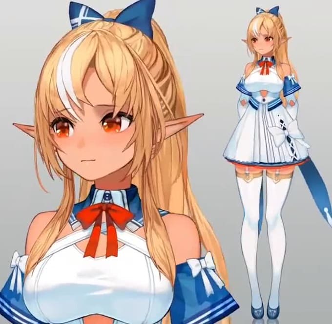 Customize live2d,vtuber rig,live2d design,live2d rig, live2d model ...