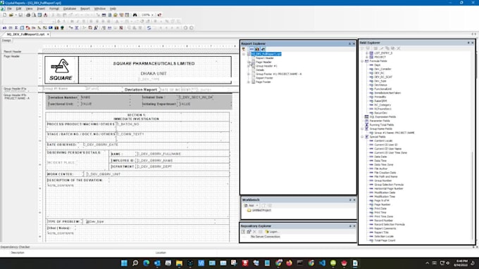 Create and modify crystal report for you within 1 hour by Fahim_14_cse ...