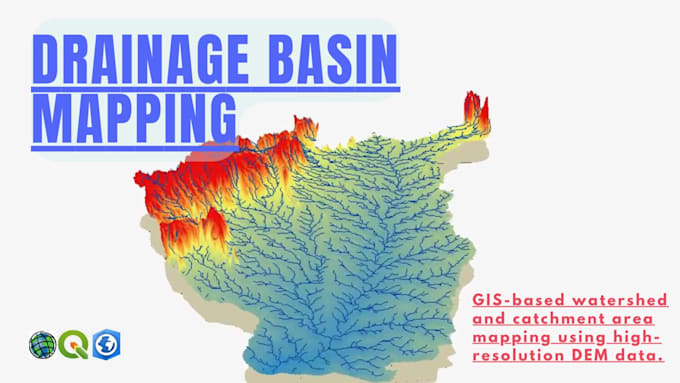 Create dem, watershed, drainage network and hydrology models by ...