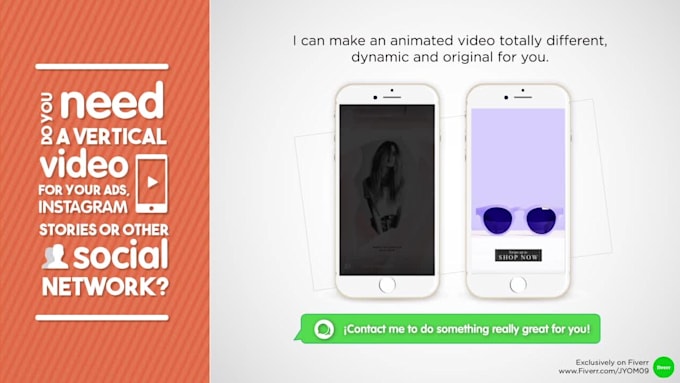 Create a custom vertical video for instagram stories or ads by Jyom09 ...