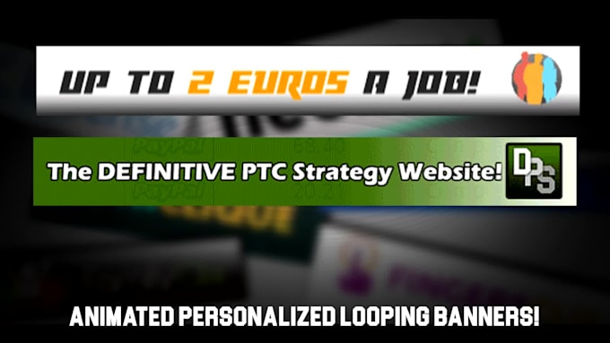 Make high converting banner ads for ptc sites by Panda1990 | Fiverr